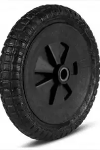 Roda Completo Aro Pp Roda Pvc 3,25x6,5cm Furo 1" - Lizot Ferragens