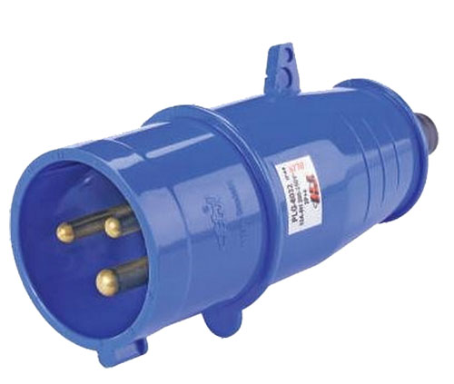 Plug 2p+t 16a 200 250v 6h Ip44 az - Lizot Ferragens