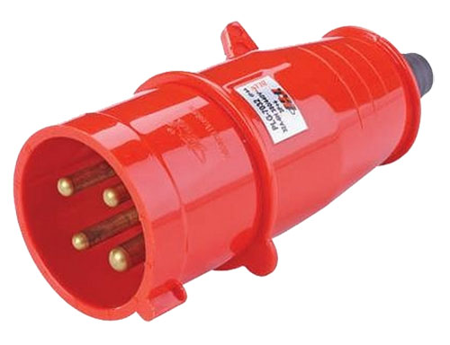 Plug 3p+t 32a 380 440v 6h Ip44 vm - Lizot Ferragens